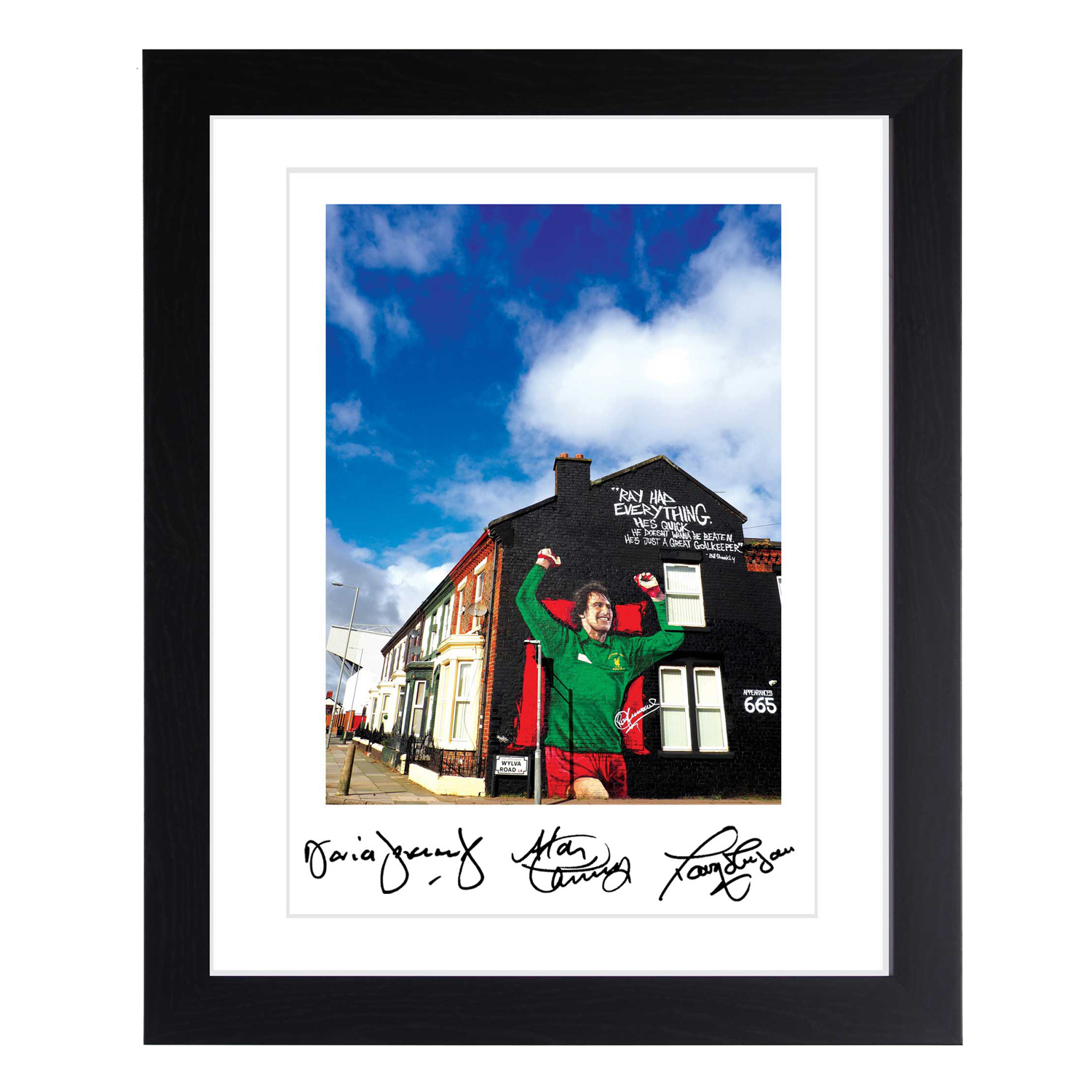 Ray Clemence Limited Edition A3 Print Signed by Liverpool Legends ...
