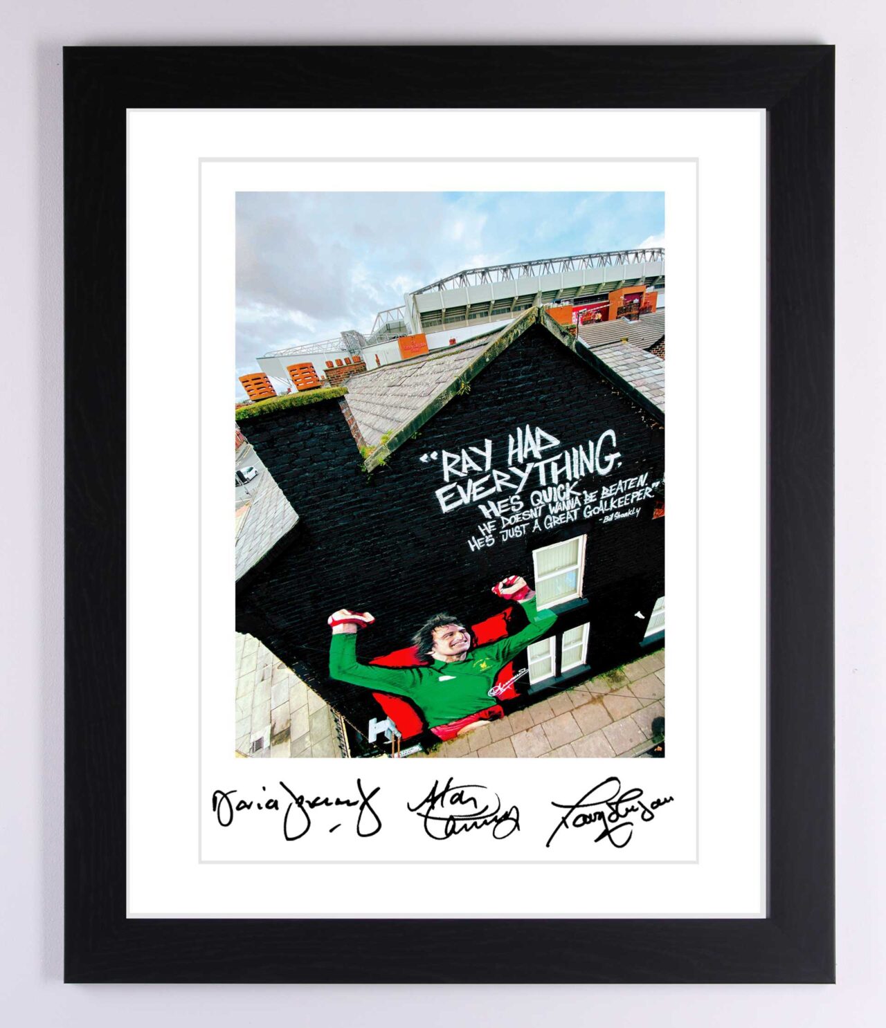 Ray Clemence Limited Edition A3 Print Signed by Liverpool Legends ...